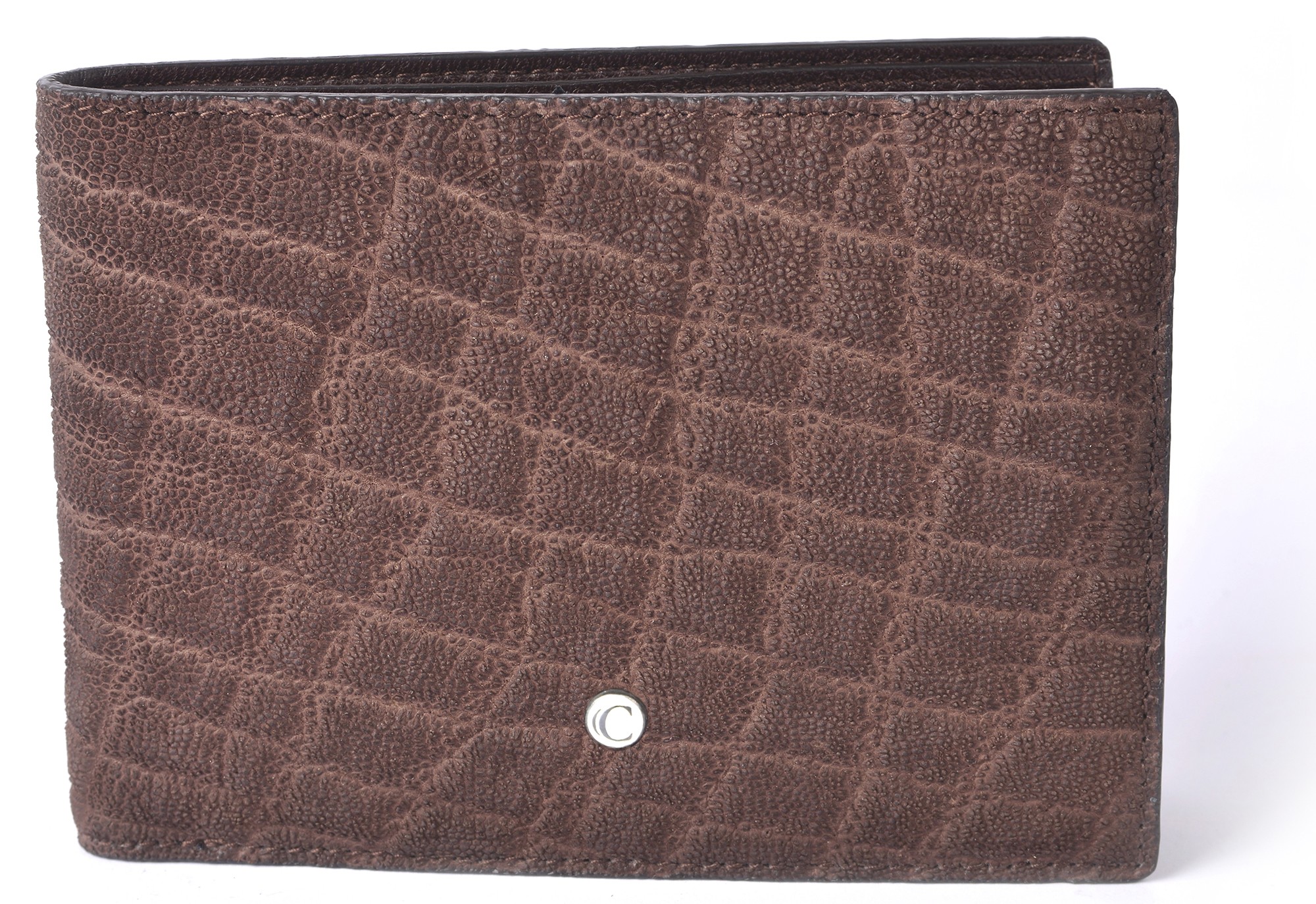Men's Brown Horizontal Elephant Wallet - La Petite Croisette